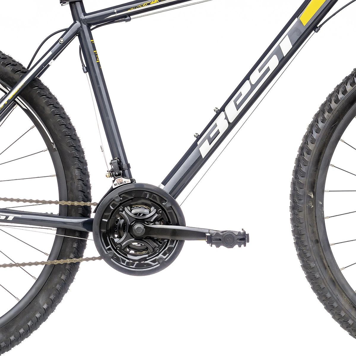 BICICLETA BEST STORK SUSPENSION ARO 27.5 ACERO 21V. DISCO...