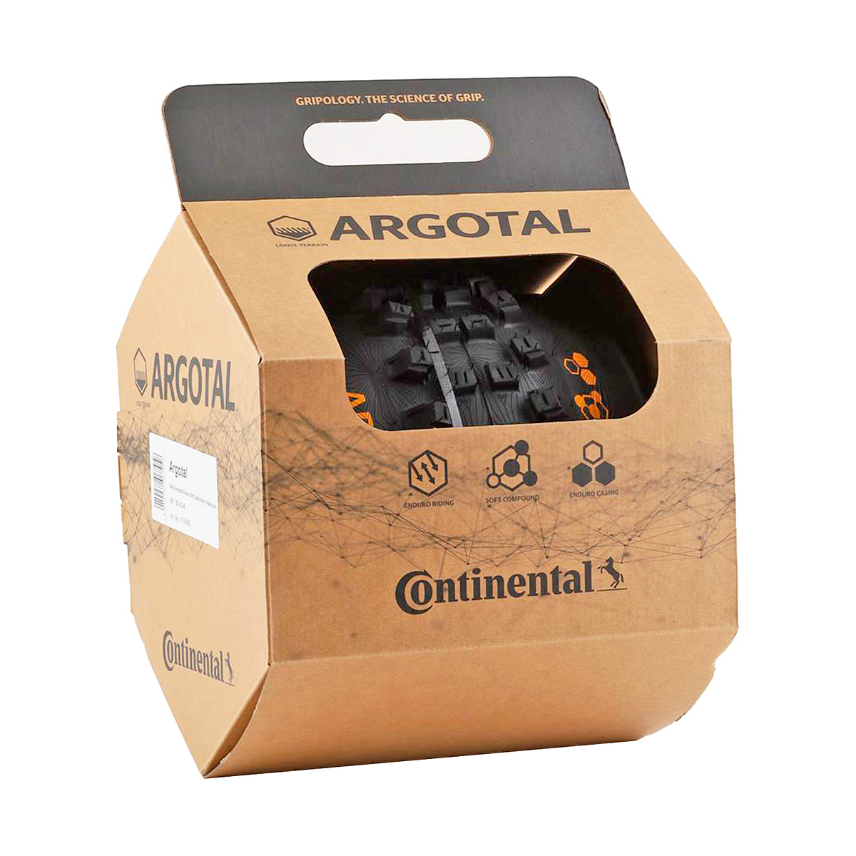 Neumático Continental Argotal Enduro Soft Black/Black Fol...