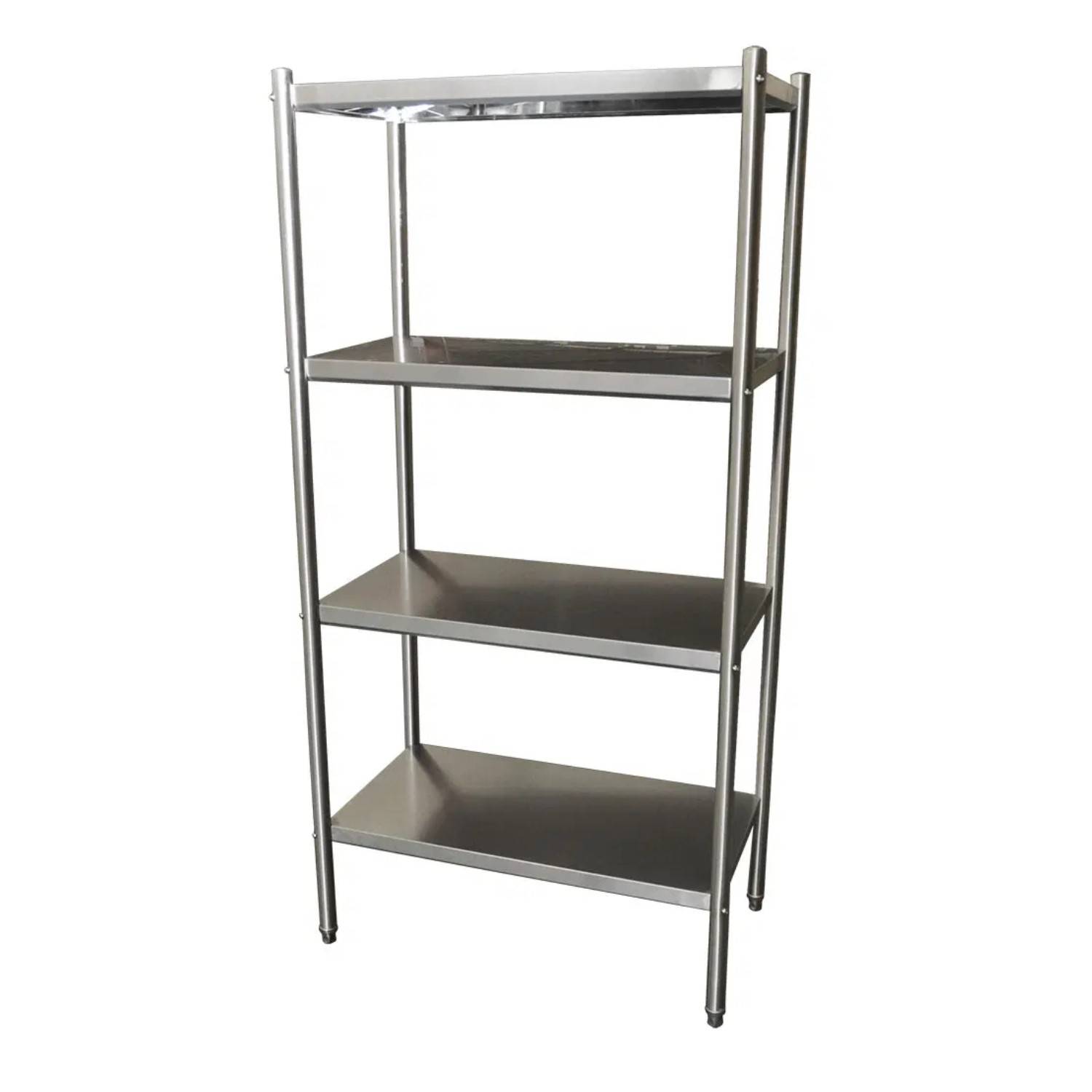Estante 4 Repisas Acero Inoxidable 1.0 mts