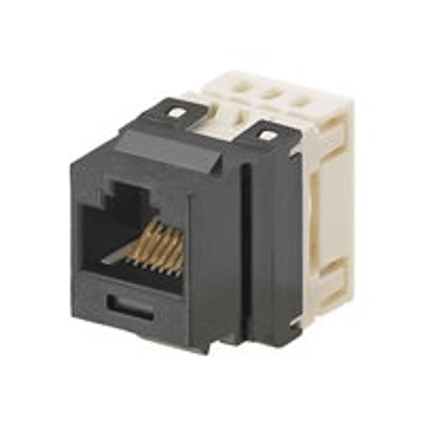 Punchdown Jack module modular insert RJ45 NEGRO Panduit NetK