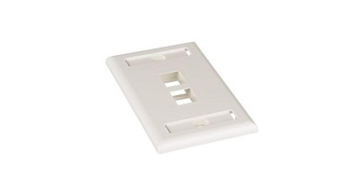 Face Plate 2 puertos - Blanco Netkey Panduit