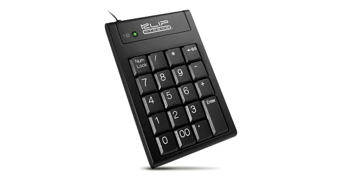 Teclado Numérico Klip Xtreme Abacus, USB Plug&Play, B...