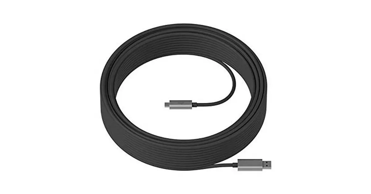 Cable Logitech Strong USB, SuperSpeed 10Gbps, USB-A a USB-C,