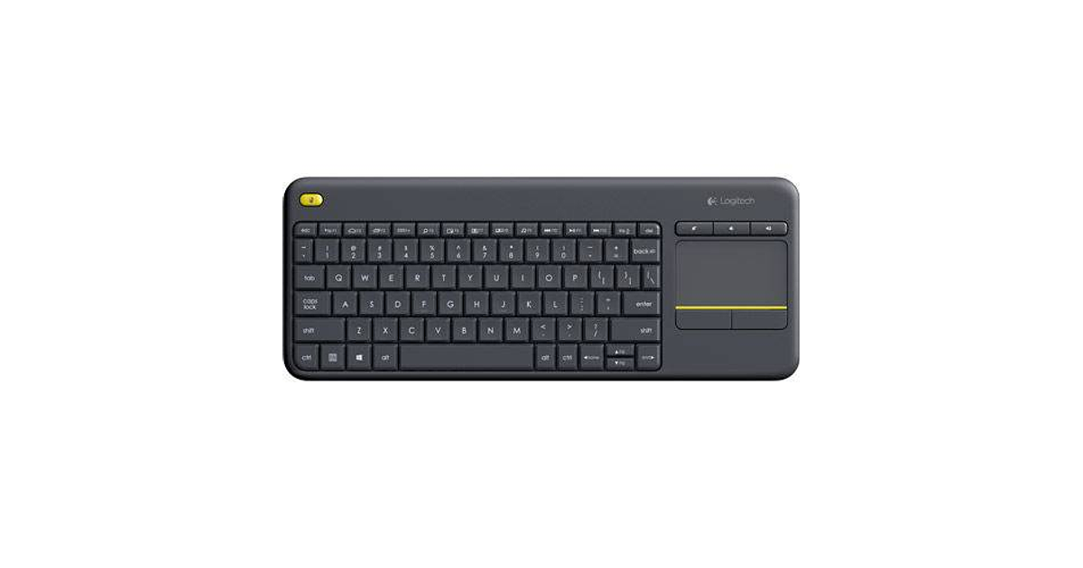 Teclado Wireless Touch Logitech K400 Plus Smart TV, Español