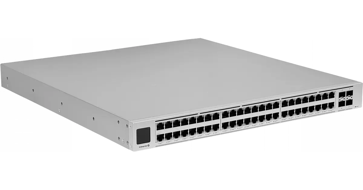 Switch Ubiquiti ECS 48 POE 48 Puertos PoE+++ con Uplink 25G
