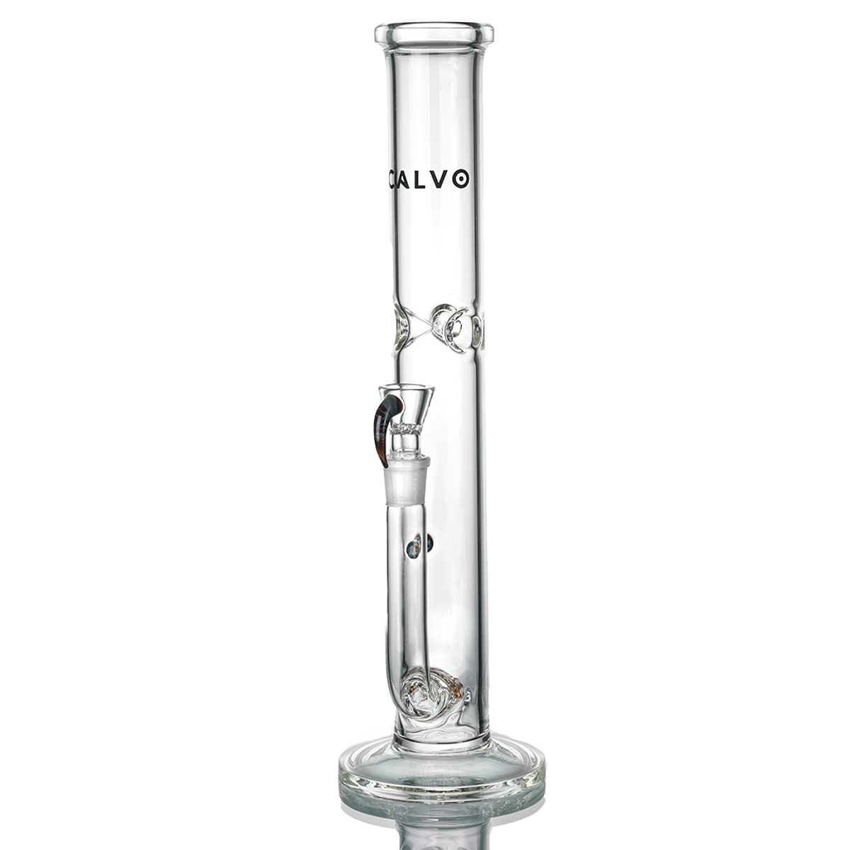 Calvo Glass Bong Doble Inline 40cm - Diferentes Colores