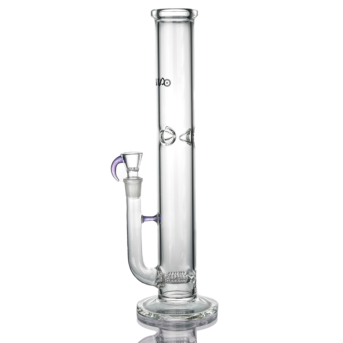 Calvo Glass Bong Doble Inline 40cm - Diferentes Colores