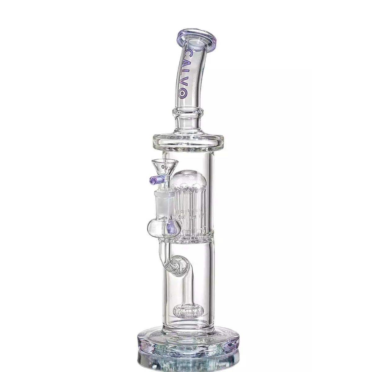 Calvo Glass Bong Shower Tree Perc Lite 30cm