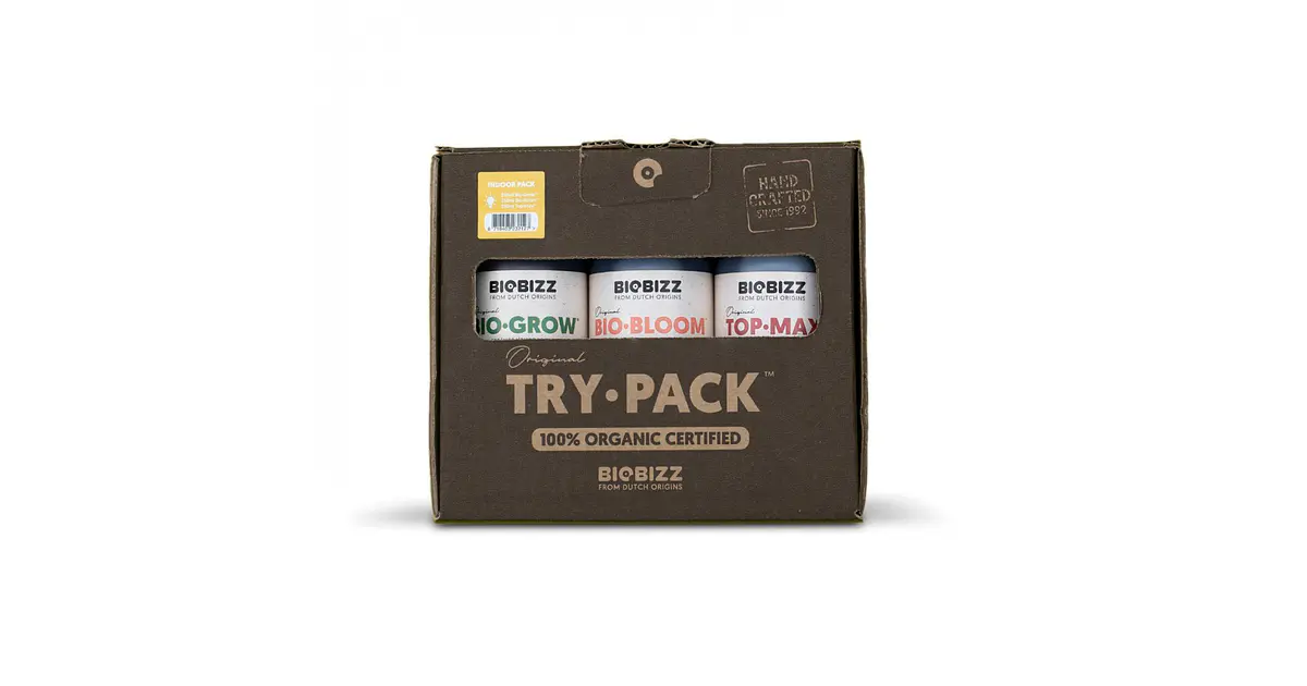 Try·Pack Indoor Biobizz – Kit cultivo interior 250 ml