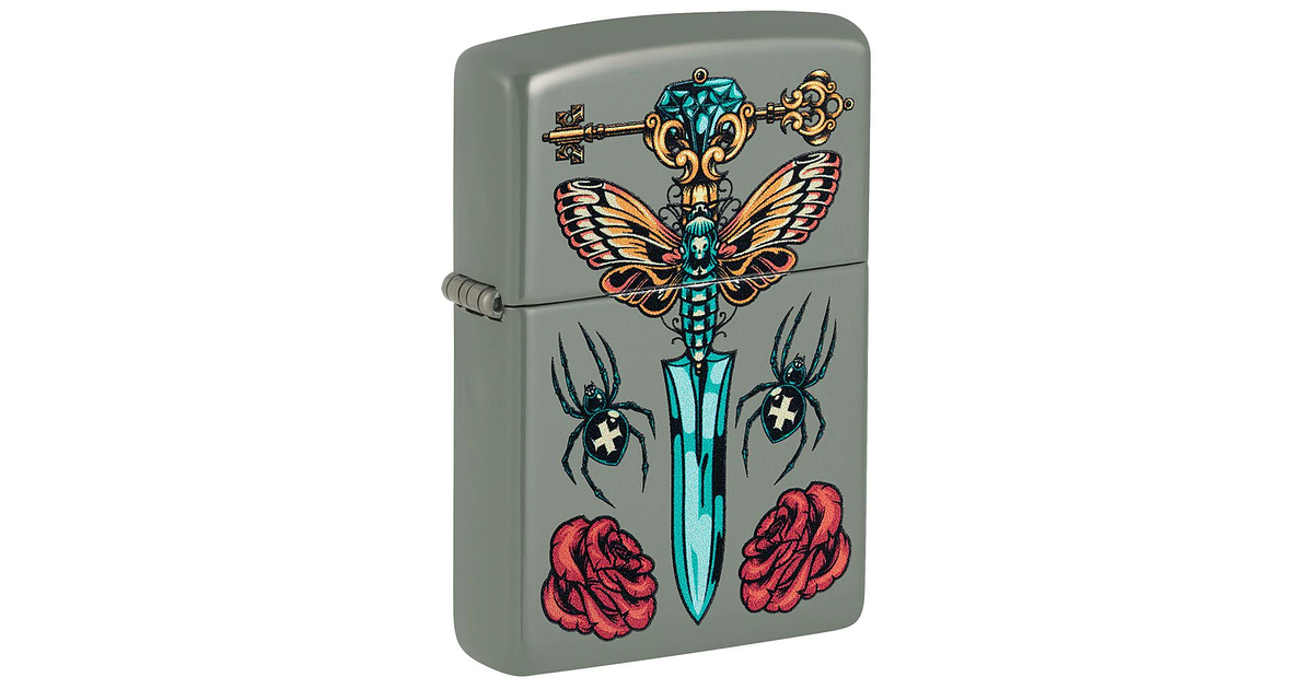 Encendedor Zippo Gothic Dagger Design