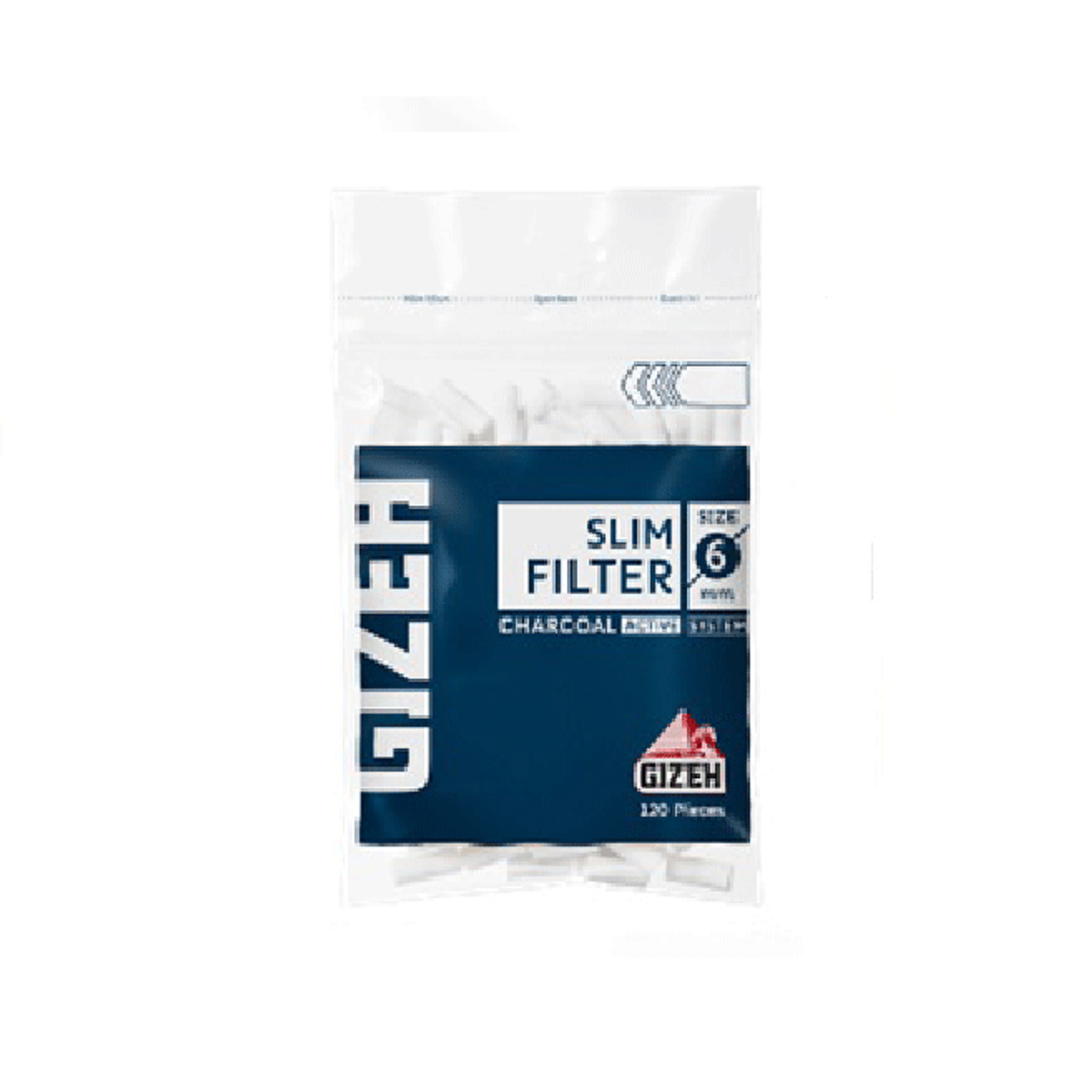 Filtros Gizeh Slim Con Carbón Activo 6mm