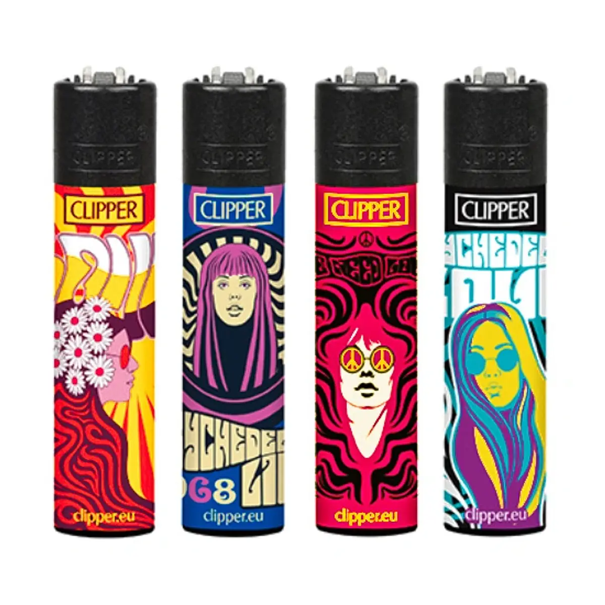 Encendedor Clipper Hippie Motive