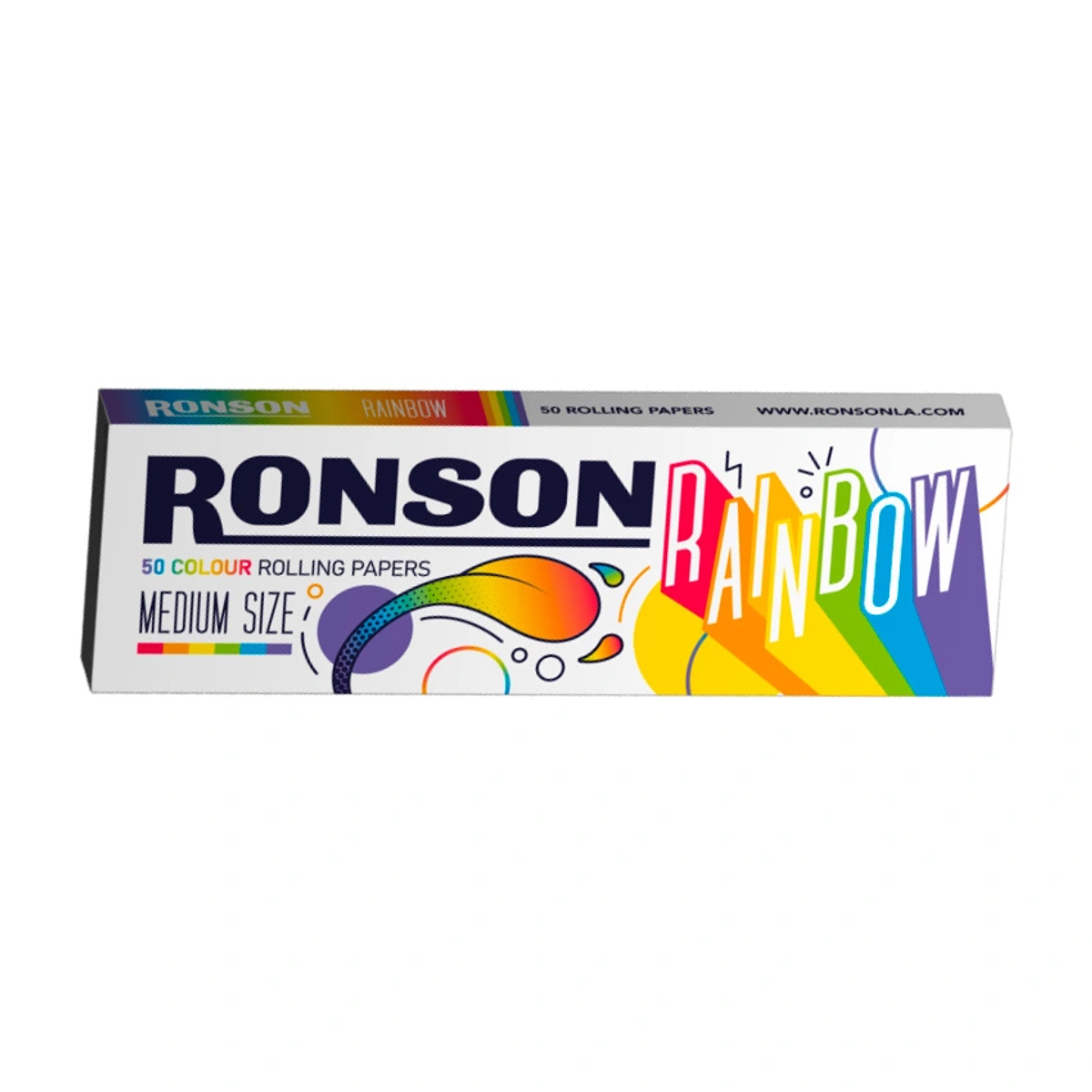 Papelillos Ronson Rainbow 1 1/4 - Colores y Calidad