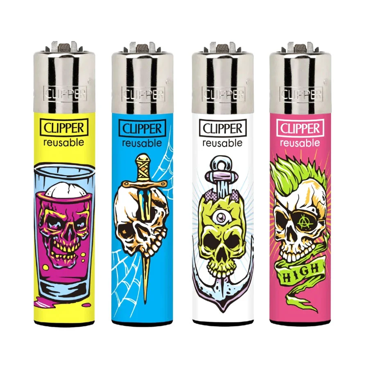 Encendedor Clipper Bone Portraits