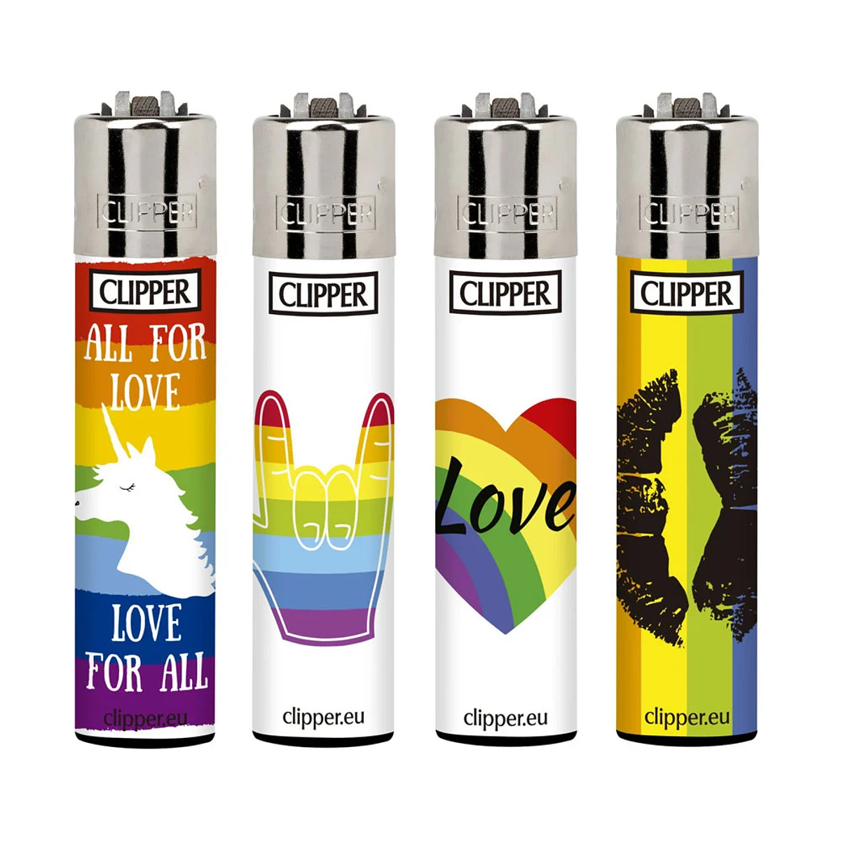 Encendedor Clipper Love Rainbow