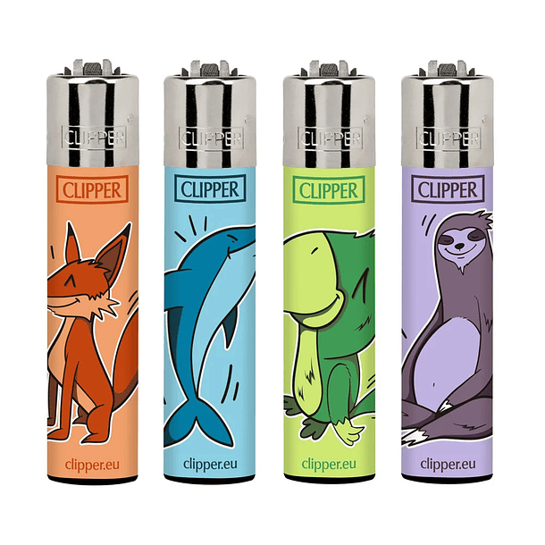 Encendedor Clipper Translucent Animal