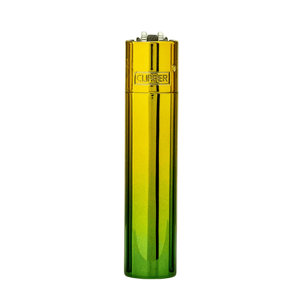 Encendedor Clipper Metálico Green Gradient