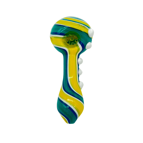 Calvo Glass Pipa con Rejilla Integrada 10 cm