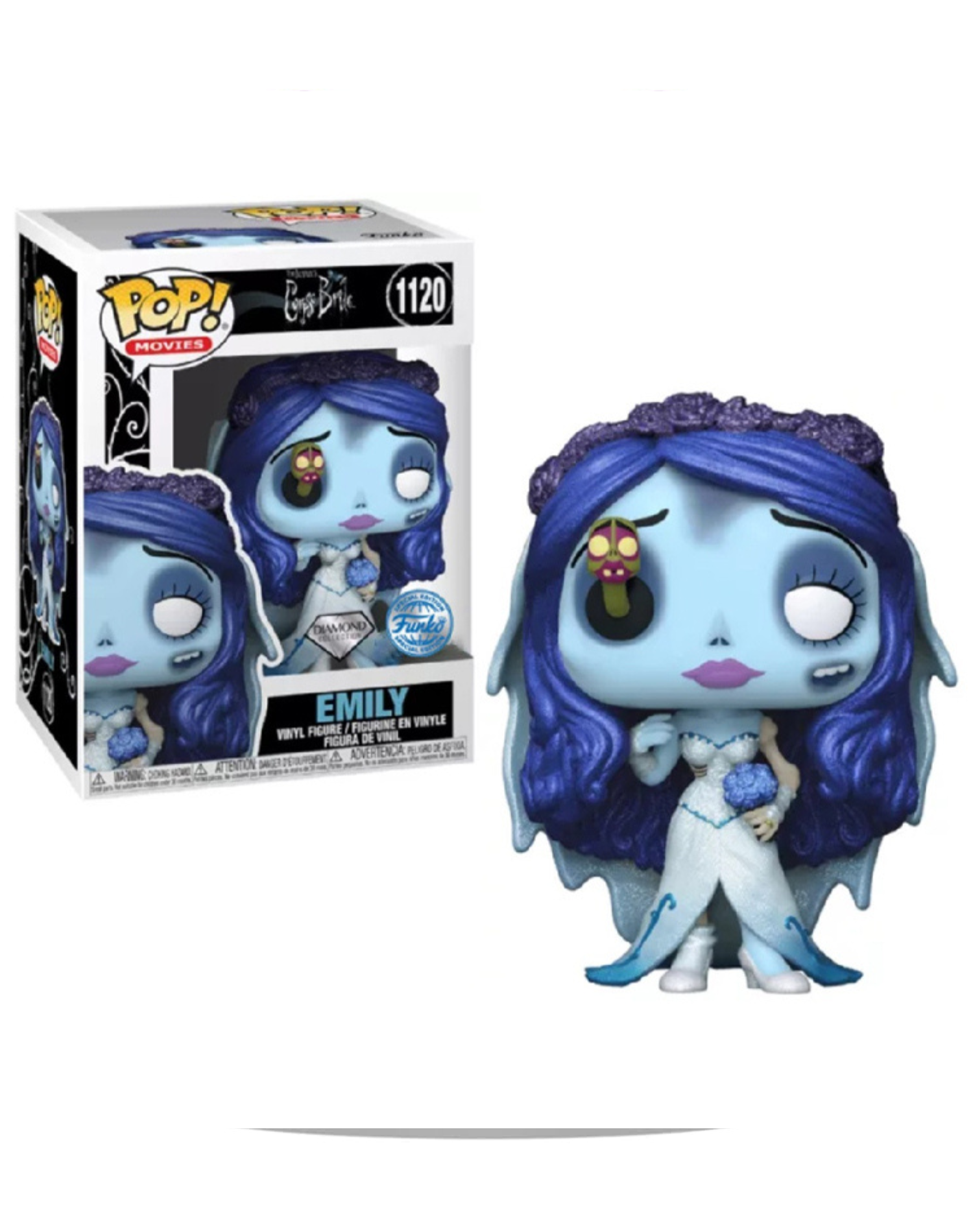 FUNKO POP - CORPSE BRIDE EMILY - ESPECIAL DIAMOND 1120