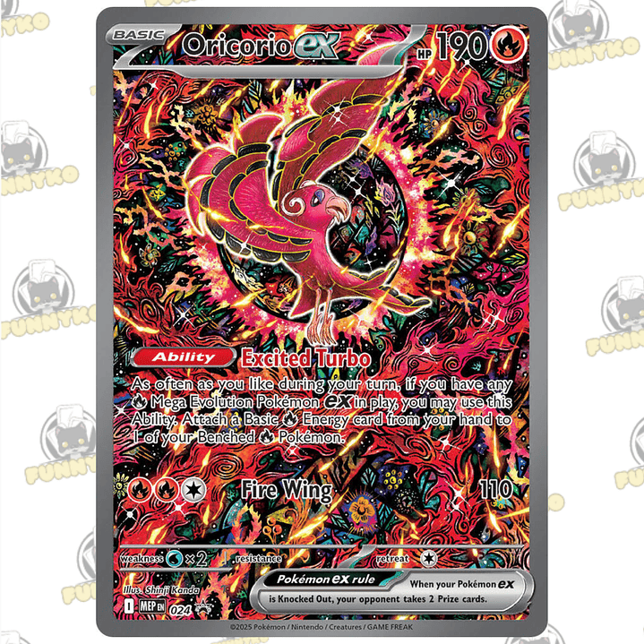 Oricorio ex - 024 - ME: Mega Evolution Promo ESPAÑOL