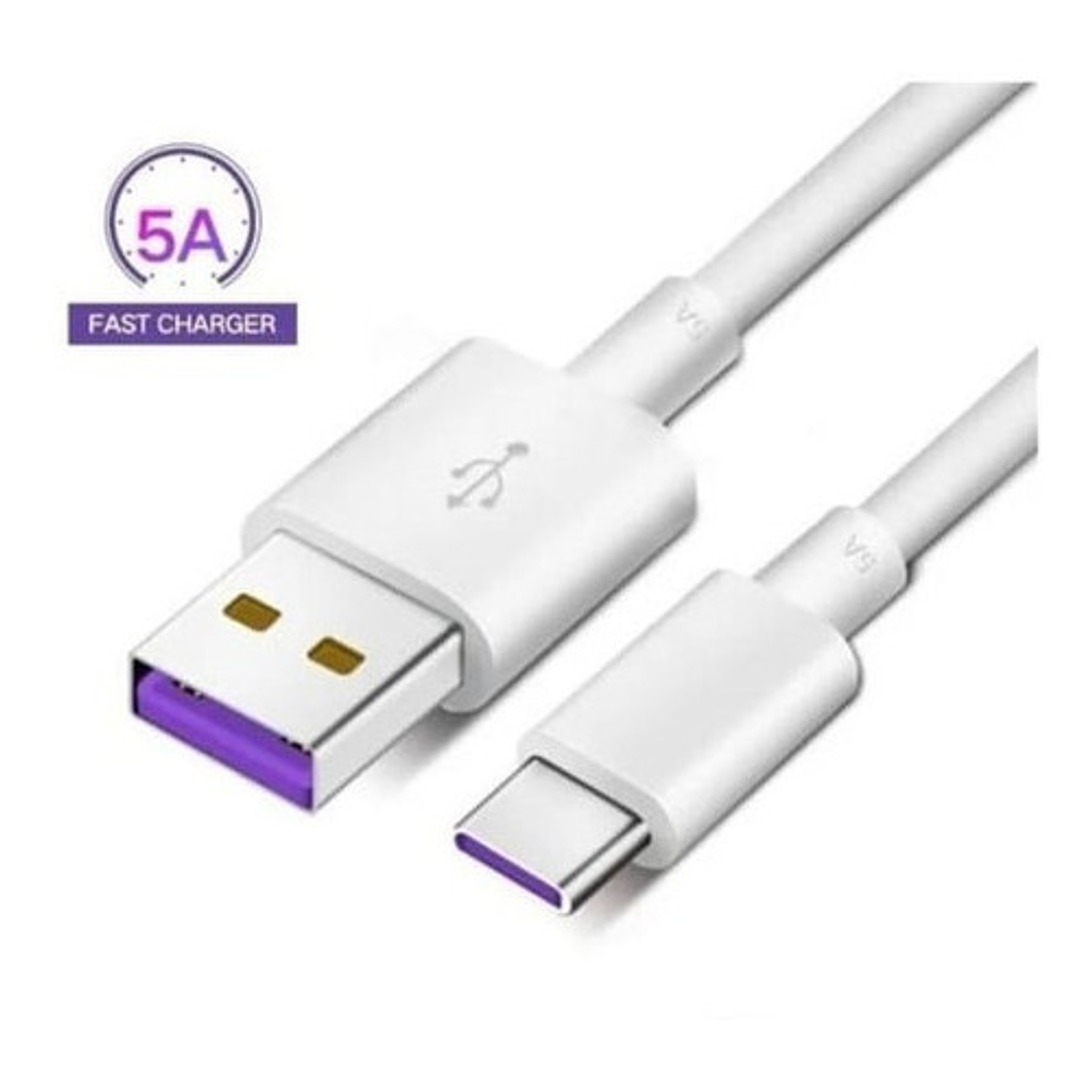 Cable Usb Tipo C 5a Super Flash Charge 1 Metro Carga Rápida