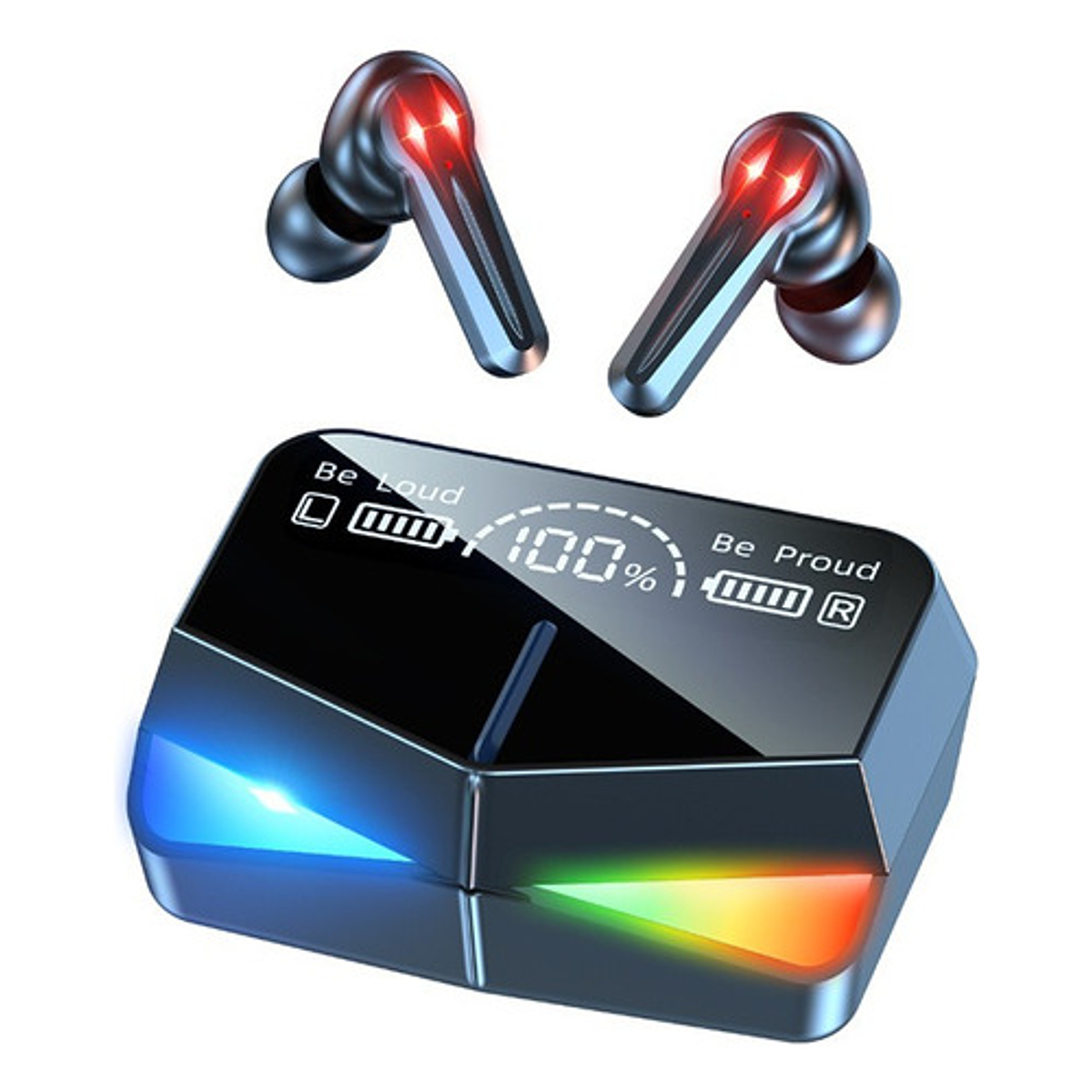 Auriculares Inalámbricos Bluetooth M28 V5.3 Power Bank Damix