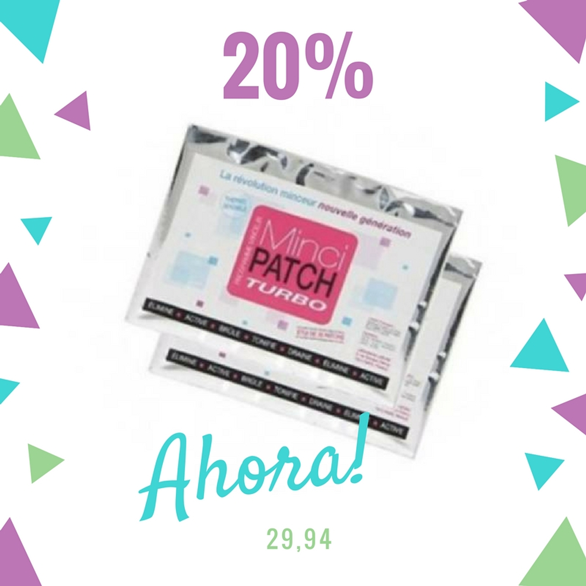 Minci Patch Inhibidor apetito| Pack 60 días 20% Off