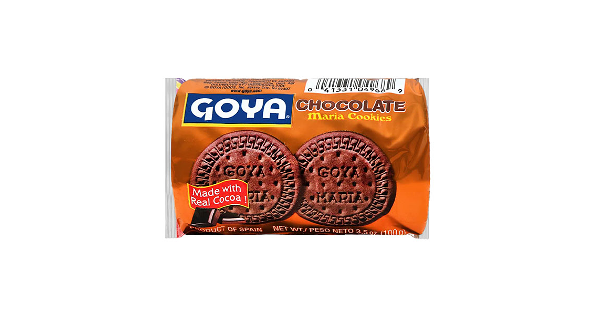 4968 Galletas de Chocolate Maria Goya x 3.5 Oz - Caja x 32 U