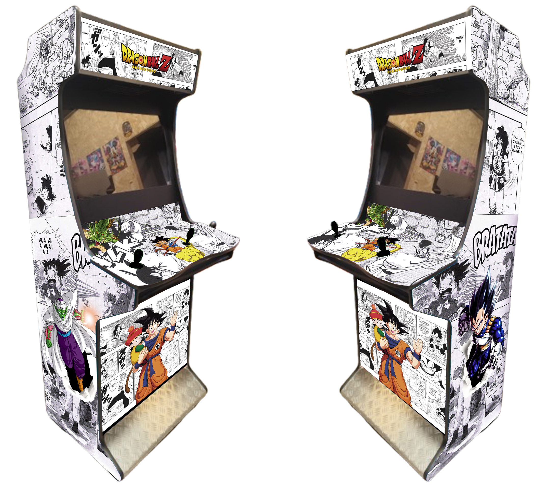 Máquina Arcade Premium Ultra DBZ-Comic | 11.000 Jogos
