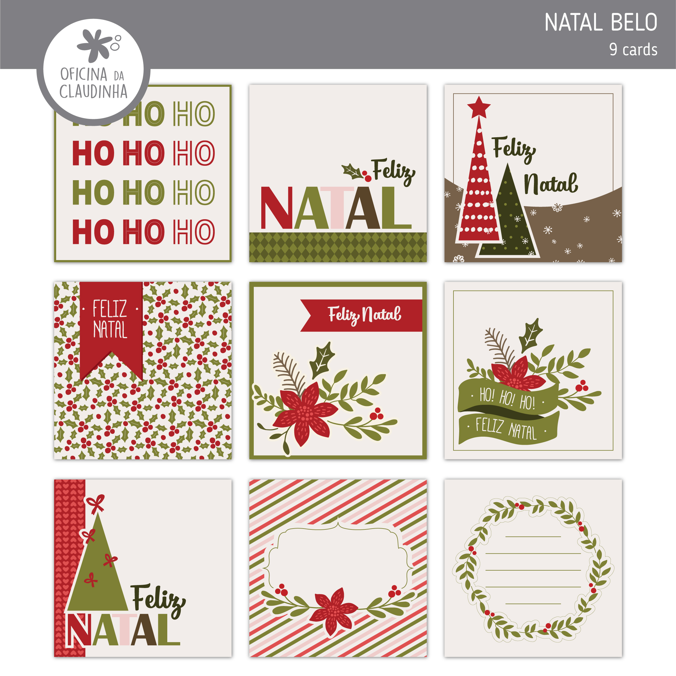 ARQUIVOS DE CORTE CARDS NATAL