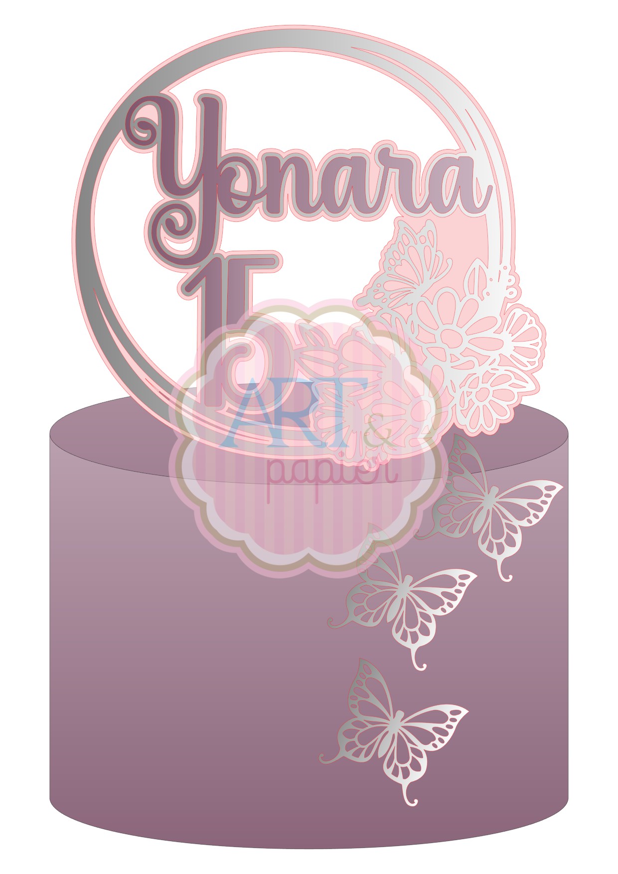 Arquivo Topo de Bolo Circular