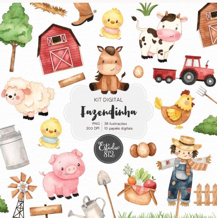 Kit digital fazendinha - estudio 812
