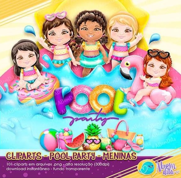 Kit digital pool party