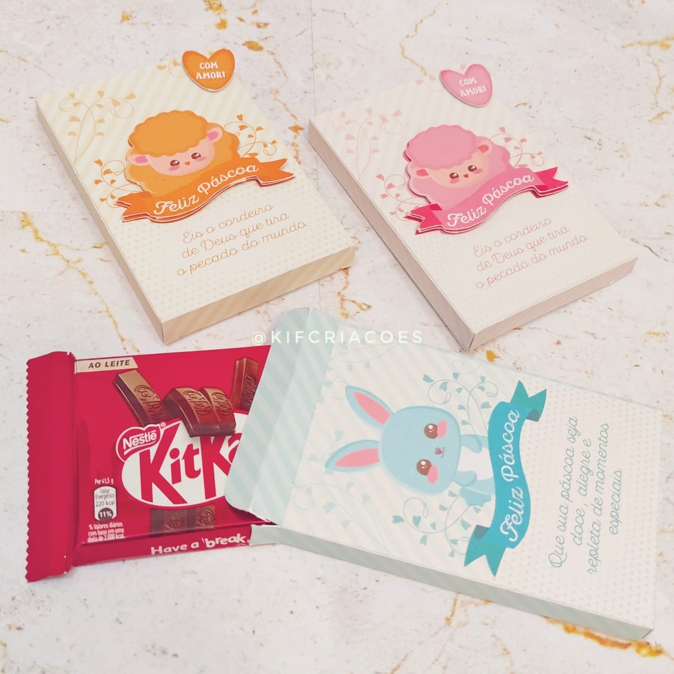 Arquivo caixa kit kat