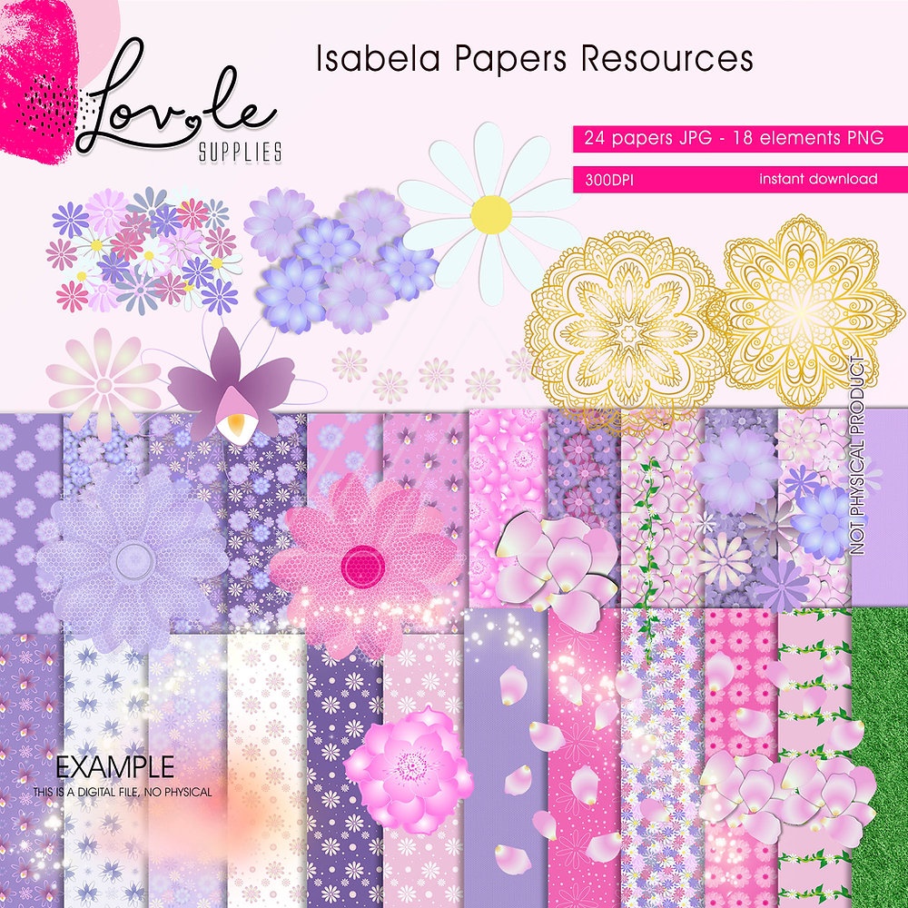 Kit Digital Encanto Isabela