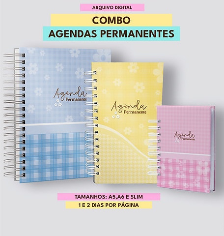 Arquivo Combo de Agendas Permanentes Color - MASCUTE