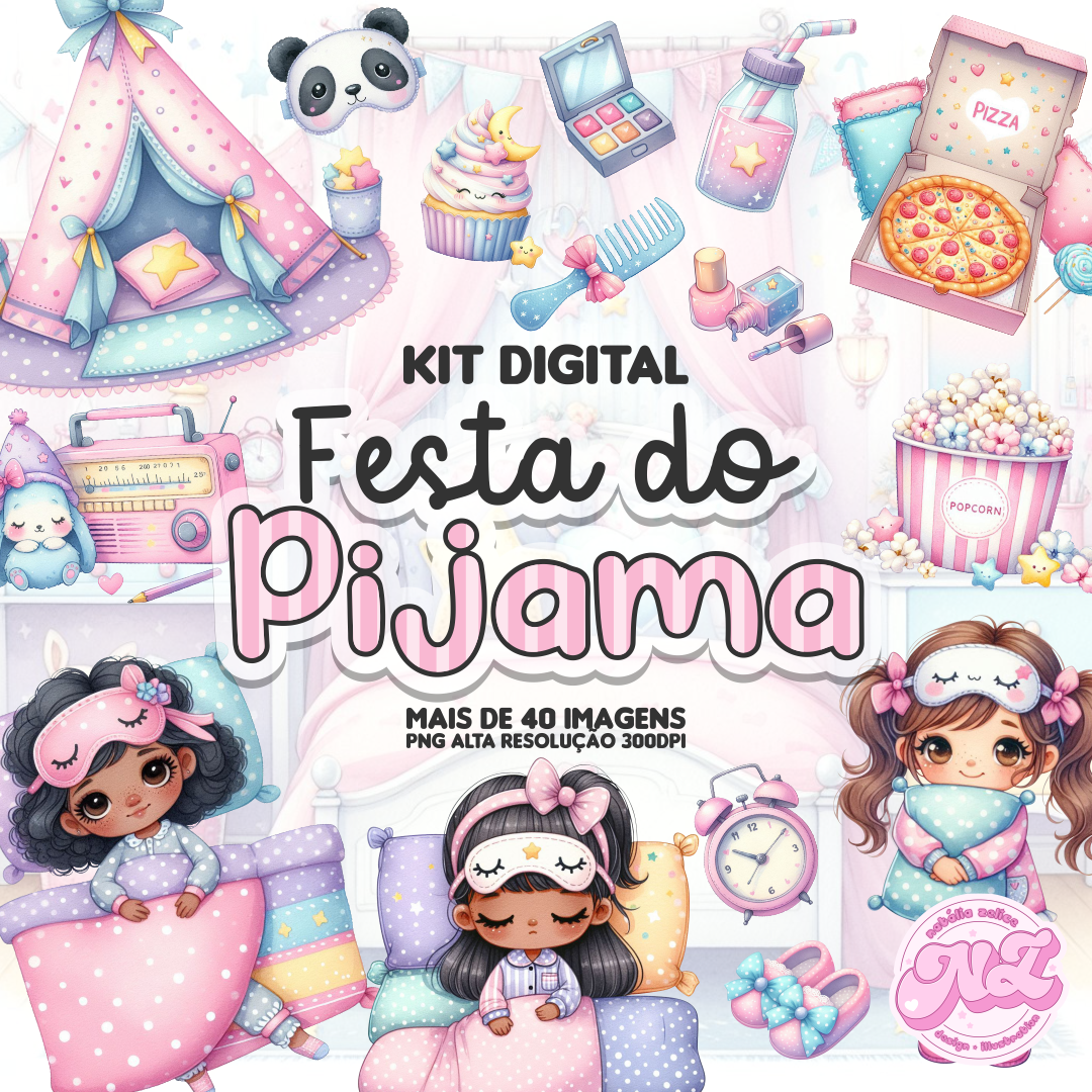 Kit digital Festa do Pijama