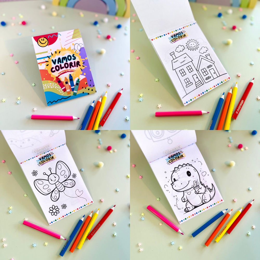 Arquivo Dia das Crianças Bloco de Colorir - Ana Flor