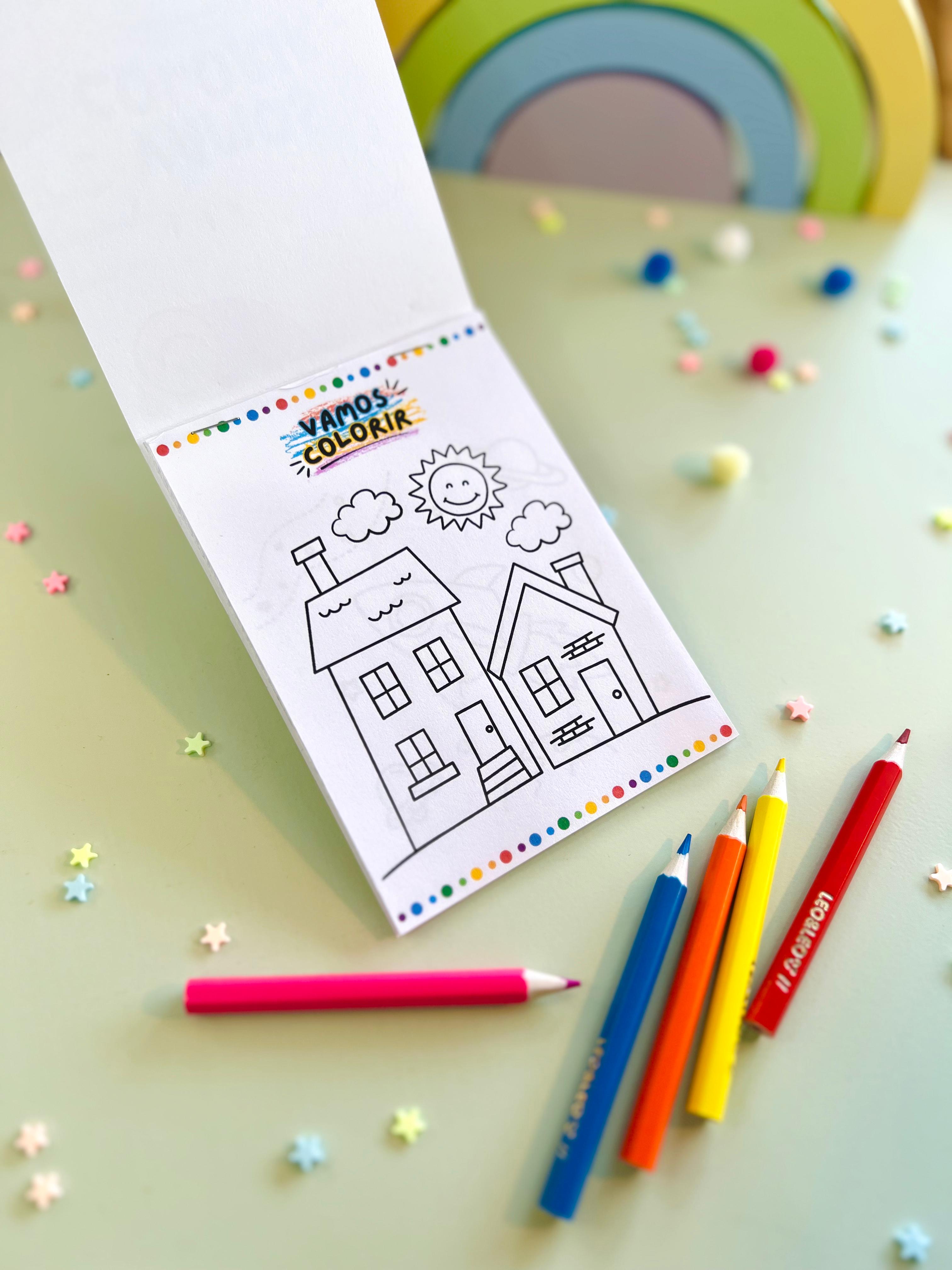 Arquivo Dia das Crianças Bloco de Colorir - Ana Flor