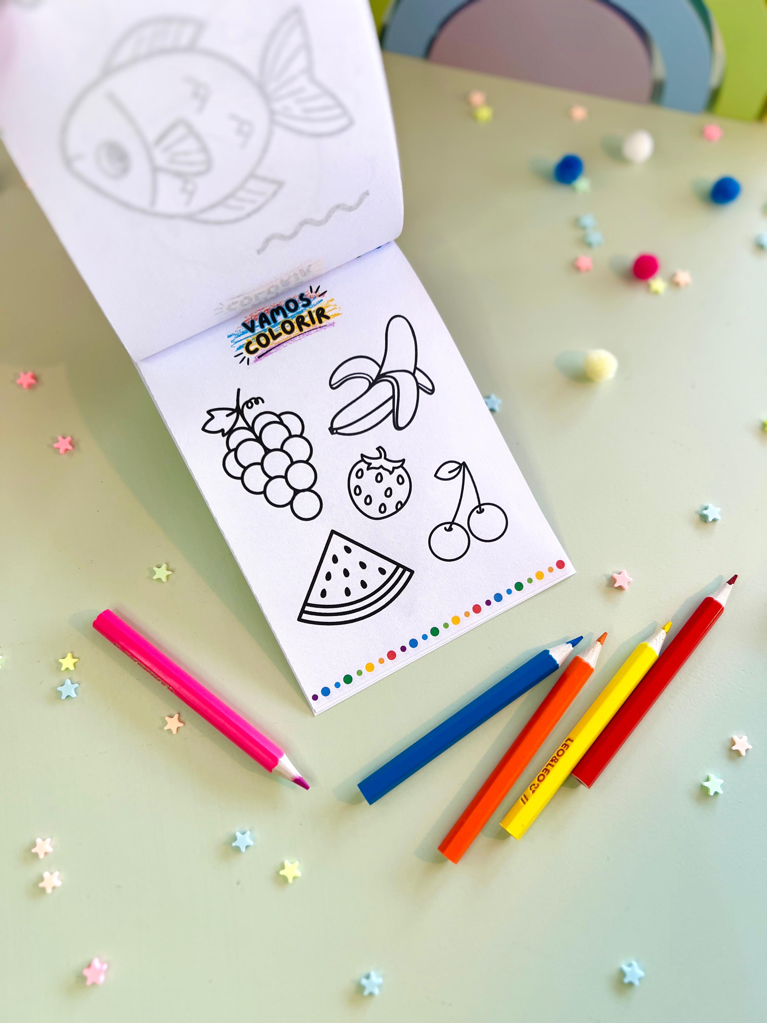 Arquivo Dia das Crianças Bloco de Colorir - Ana Flor