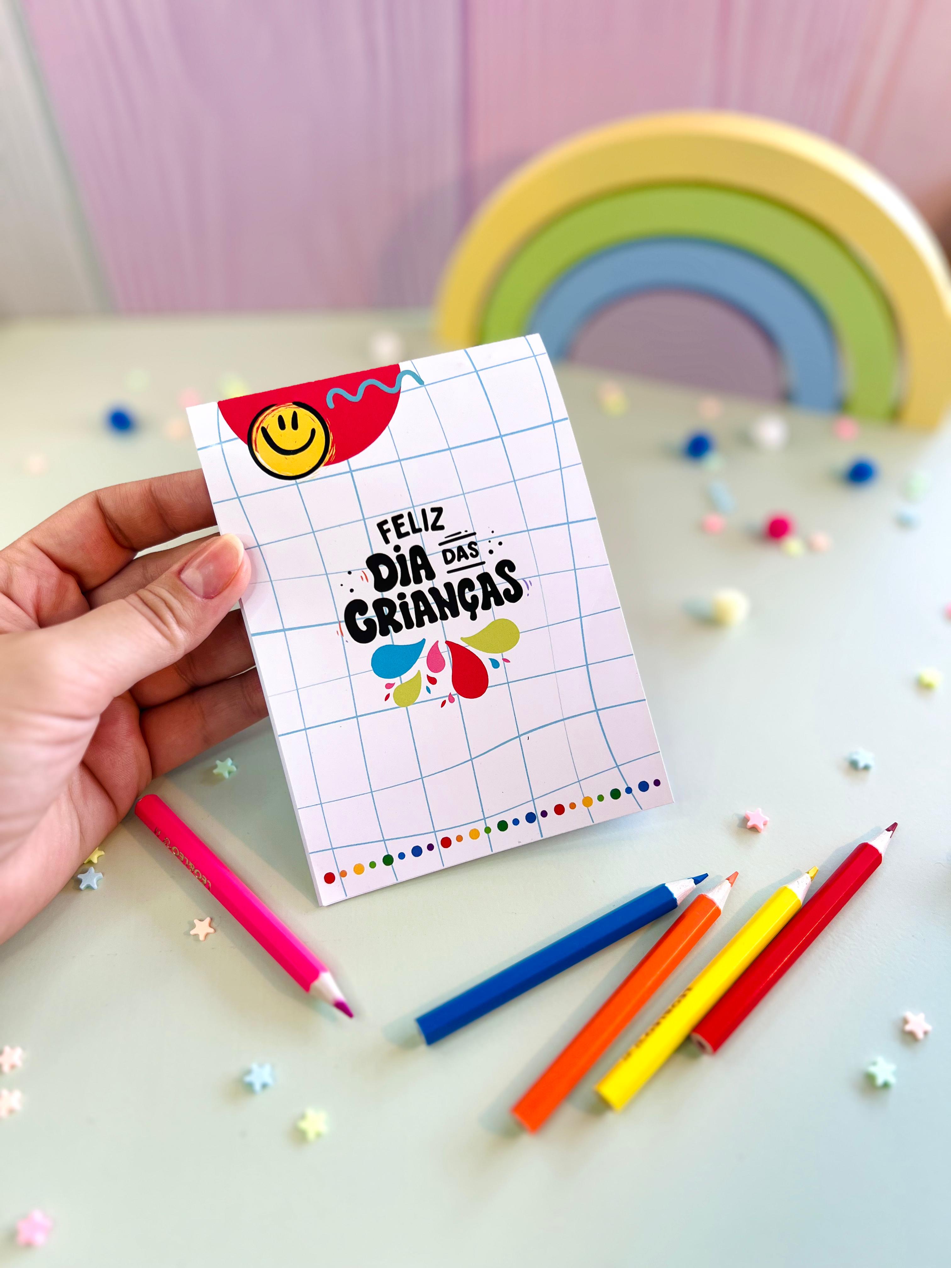 Arquivo Dia das Crianças Bloco de Colorir - Ana Flor