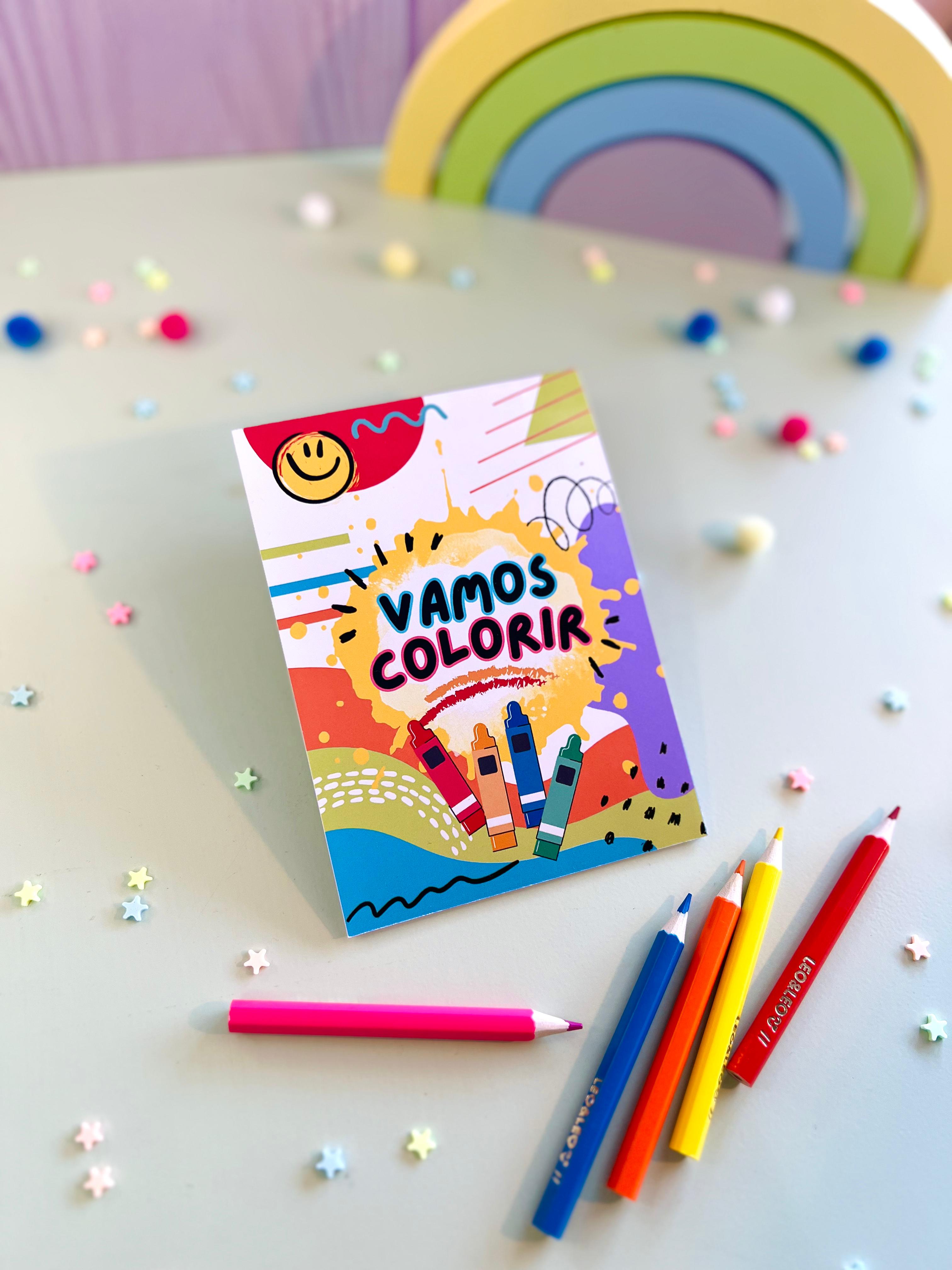 Arquivo Dia das Crianças Bloco de Colorir - Ana Flor