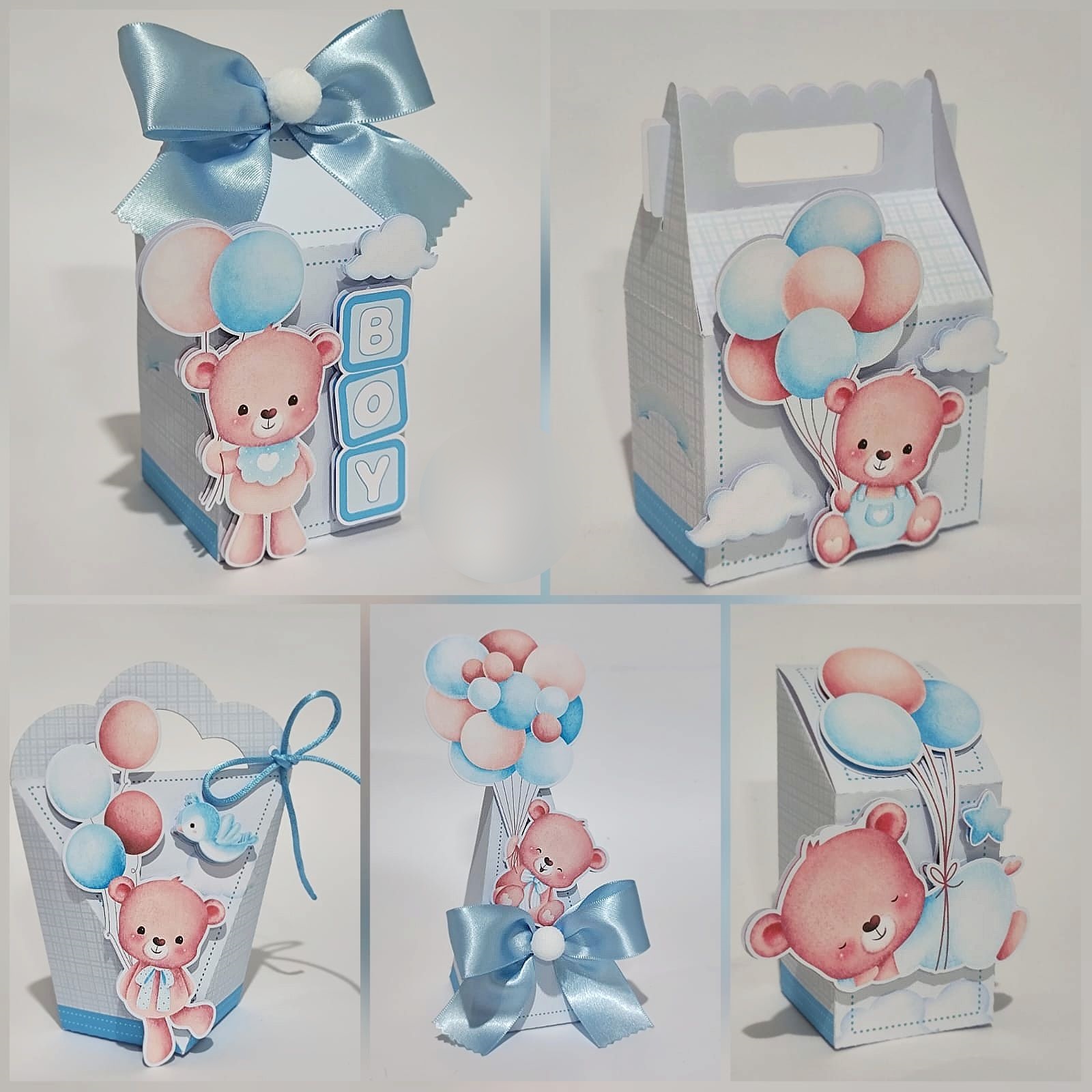 Arquivo de Corte Ursinho Balões Chá de Baby - CRIAR BV