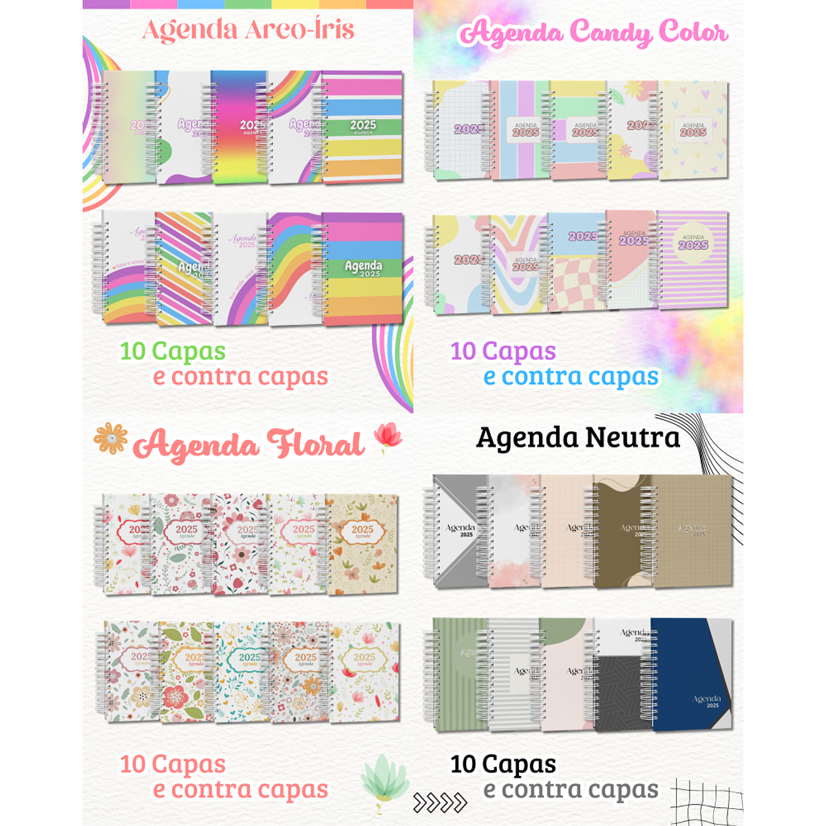 Arquivo Combo Agendas 2025 - MADI