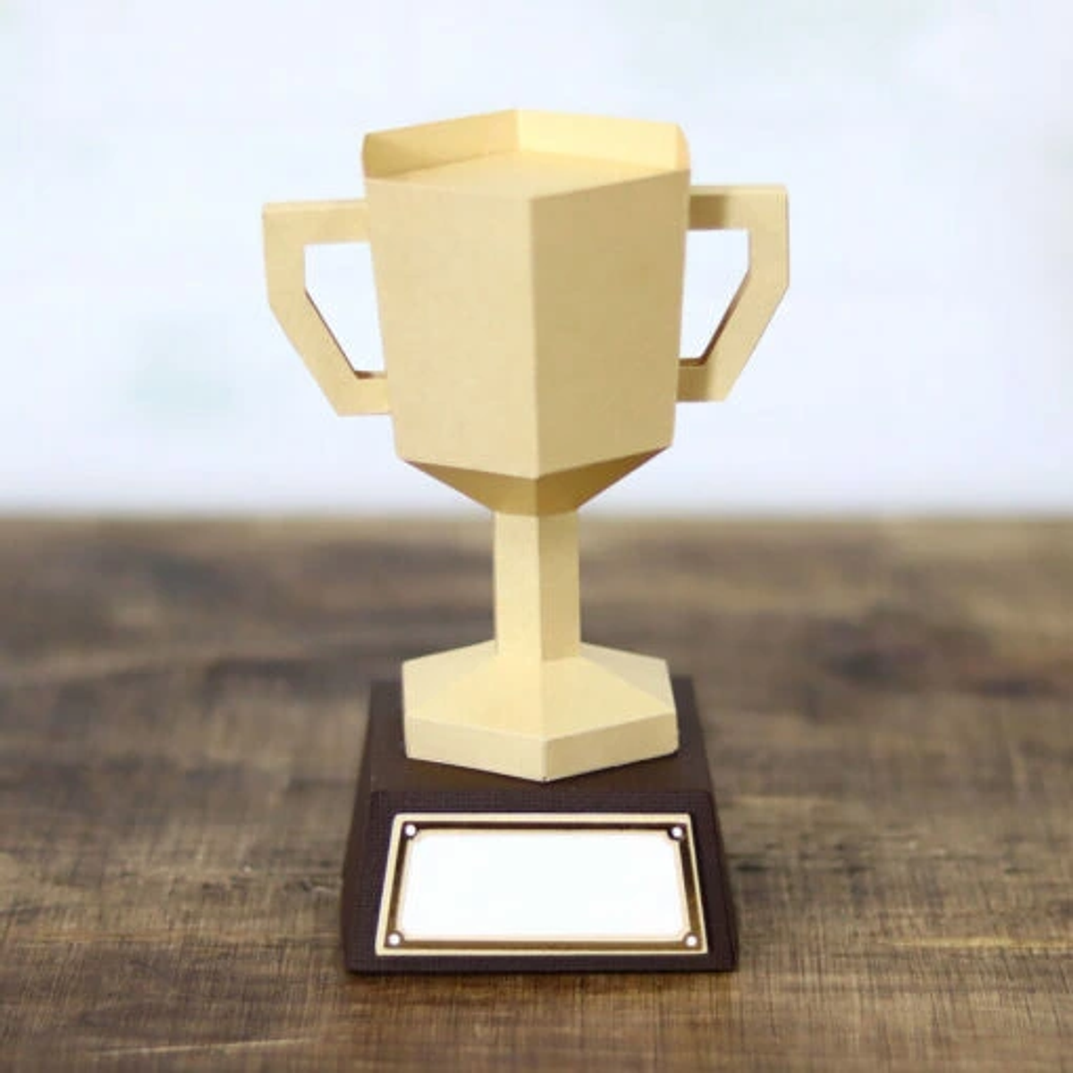 Arquivo de Corte Molde Troféu 3D - Nilmara