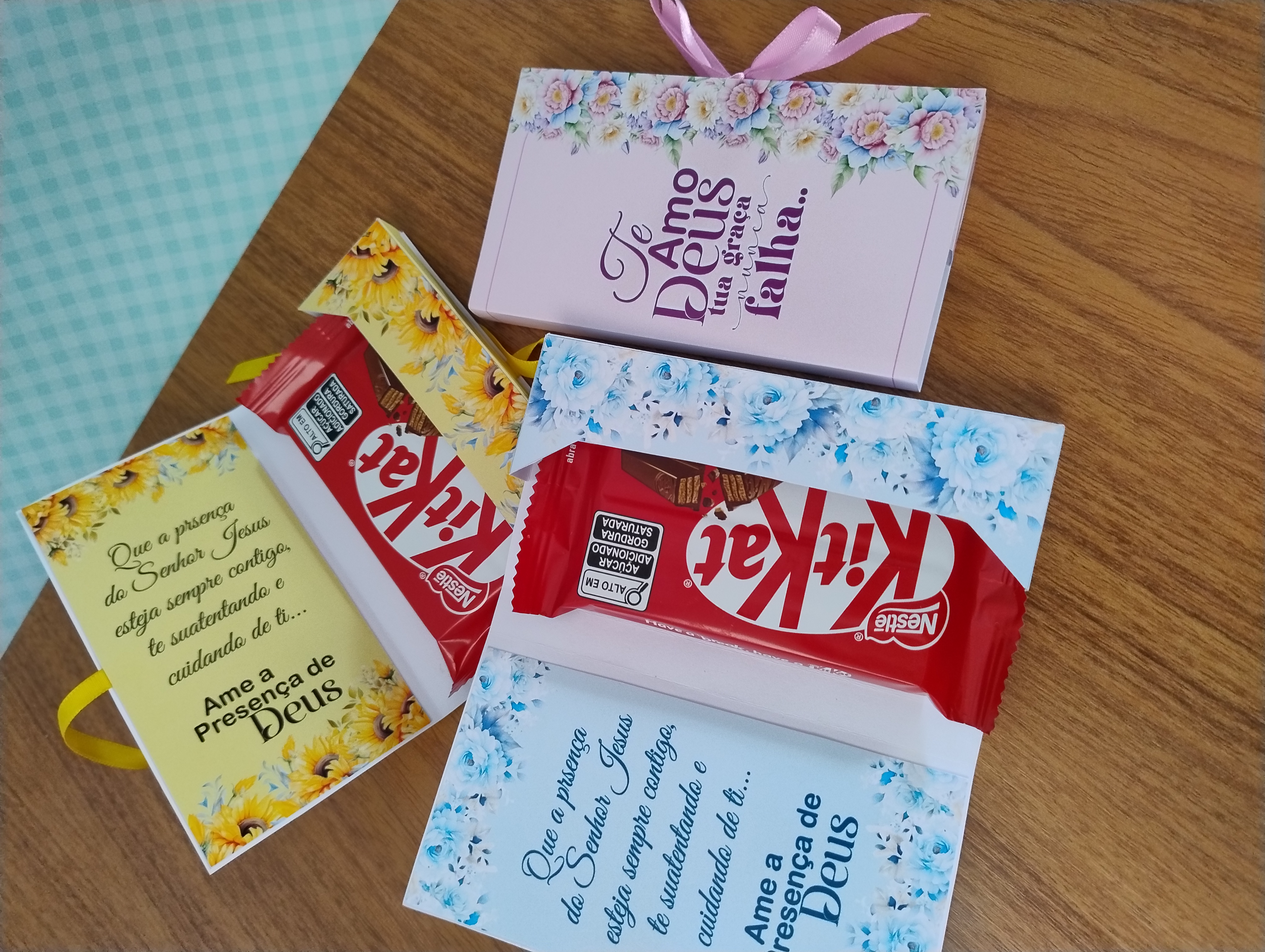 Arquivo de corte Coleção Te ano Deus Kit Kat - Perfeita Arte