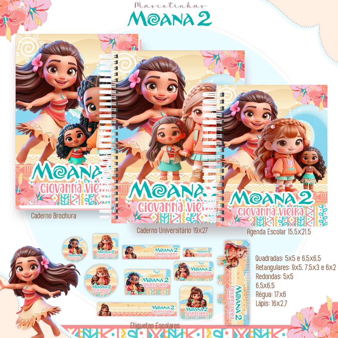 Arquivo Combo Escolar Moana 2 - PAMELLA