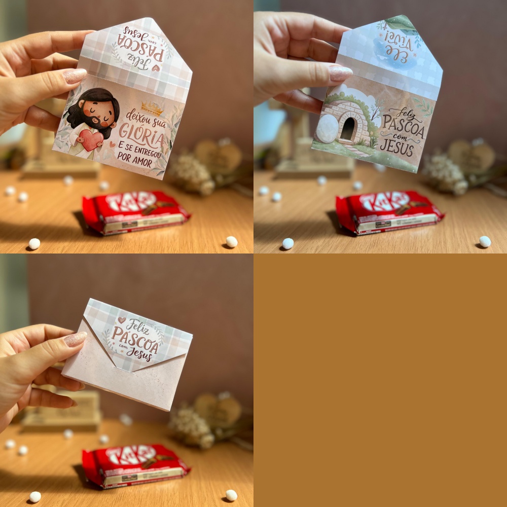 Arquivo Páscoa Cristã Envelope Kitkat - ANA FLOR