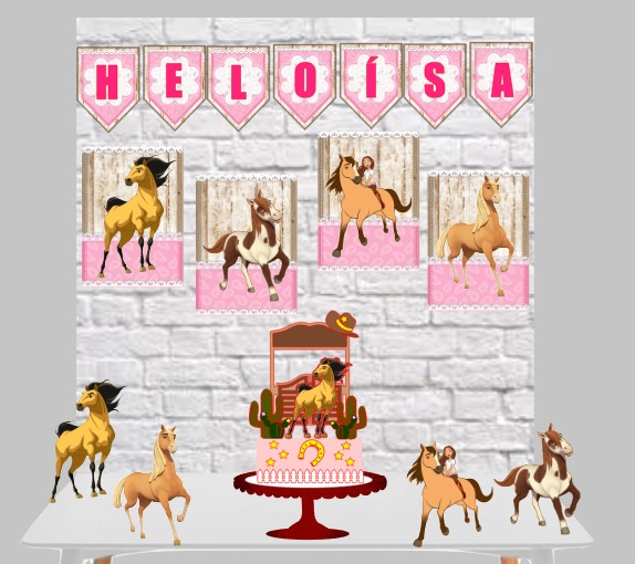 Arquivo de corte Spirit o corcel indomável 3