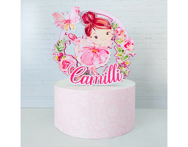 Arquivo Topo De Bolo Bailarina